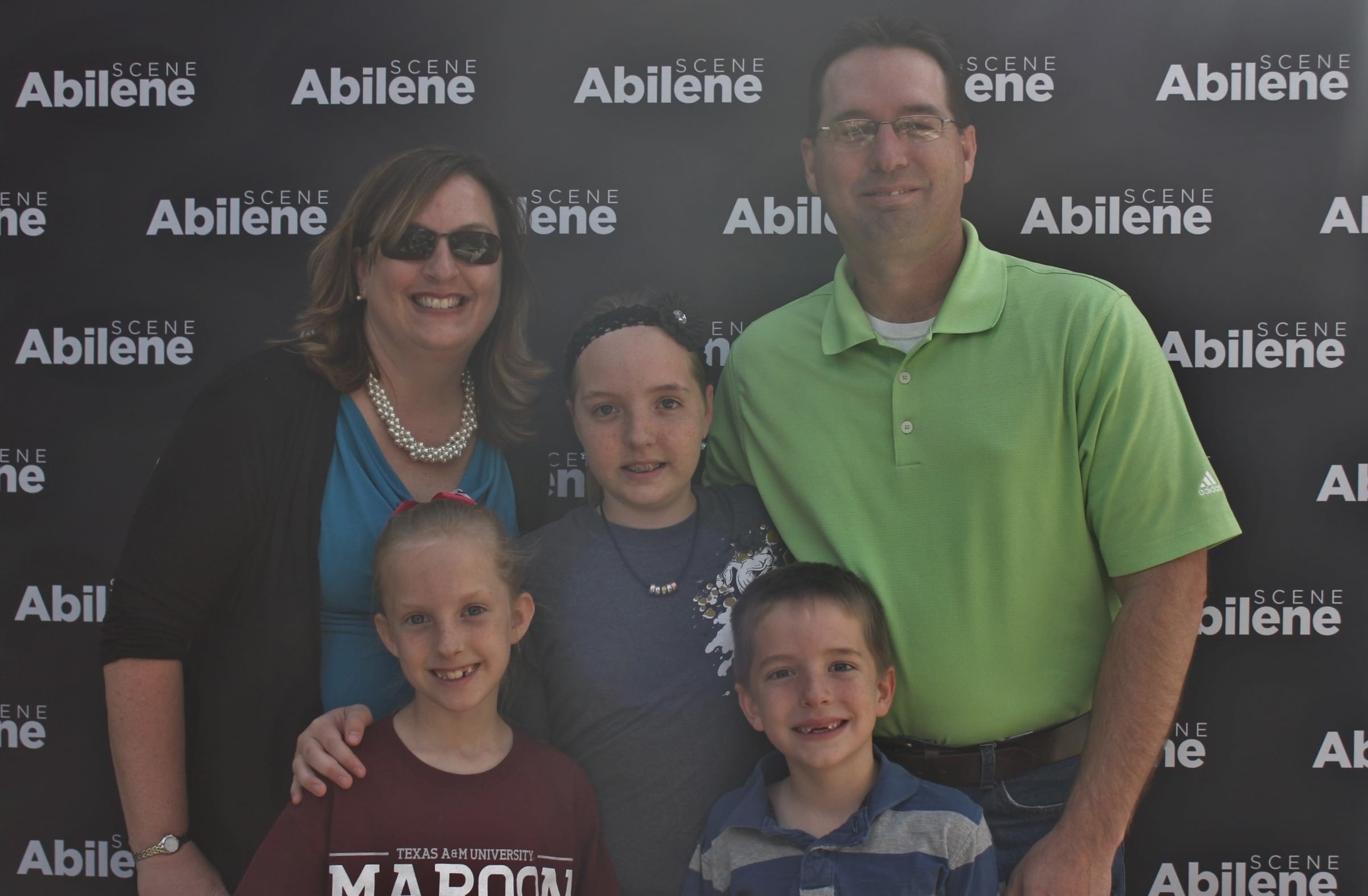 Becky and Robert Frost with family - Abilene Scene